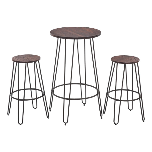 Mesa Tope Madera Alta - Victor – Napoles Rentals