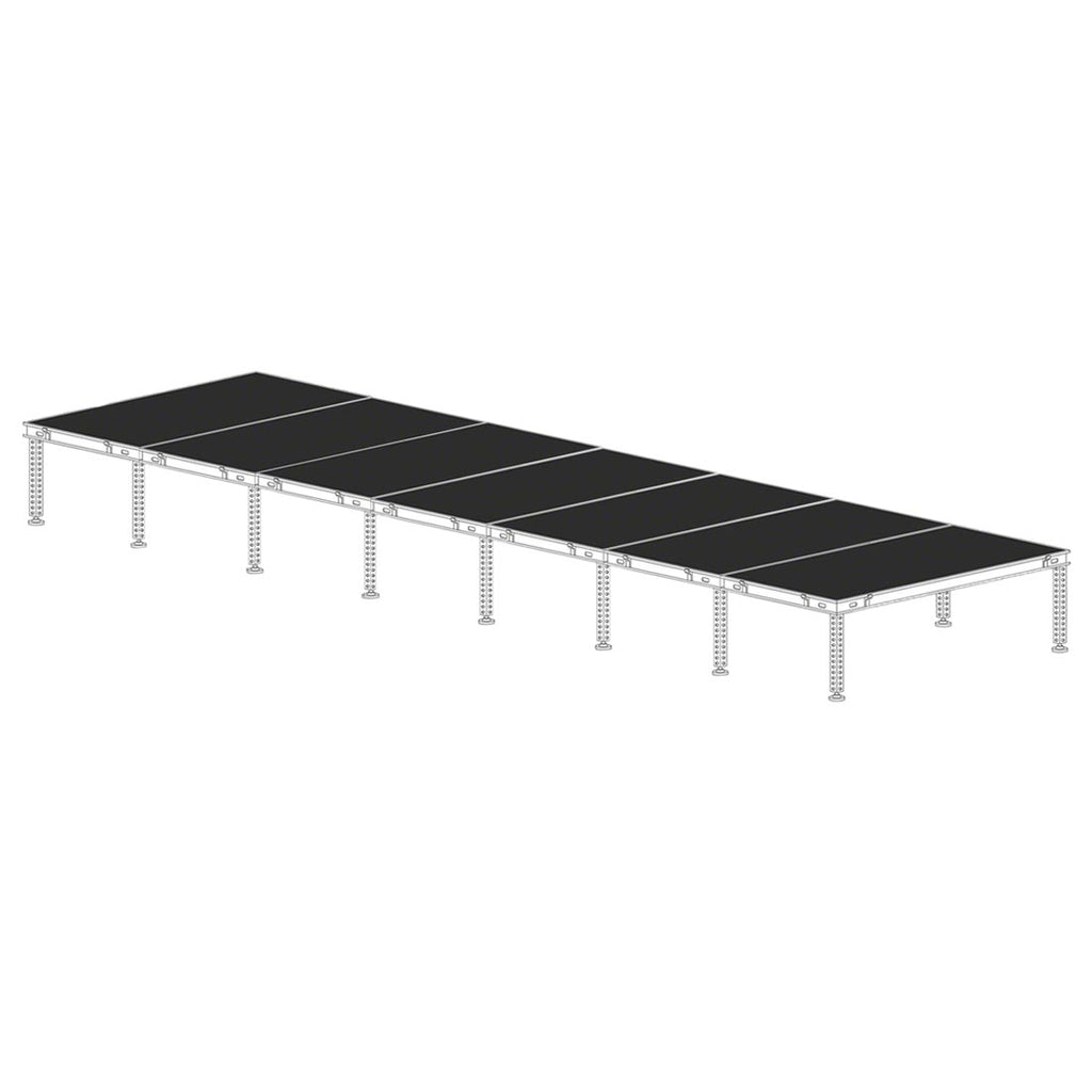 Tarima 8'x28' (7 - 4'x8' Decks) – Napoles Rentals