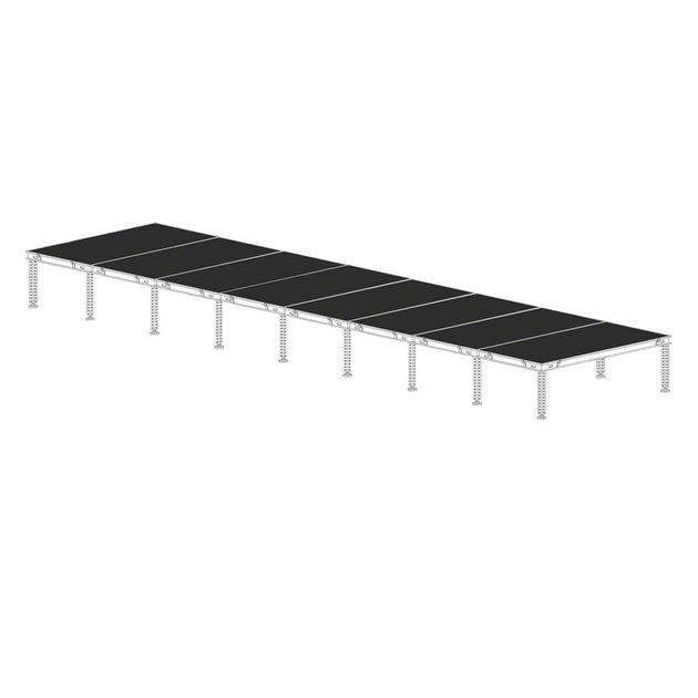 Tarima 8'x32' (8 - 4'x8' Decks) – Napoles Rentals