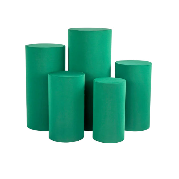 Spandex Pillar Covers for Metal Cylinder - VERDE – Napoles Rentals