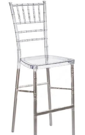 Tiffany Stool Clear – Napoles Rentals