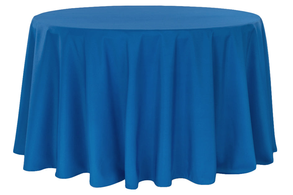 Mantel Azul Royal Poly – Napoles Rentals